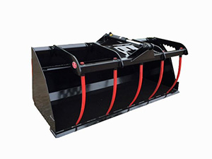 Claw Bucket Curved | Skid Steer Attachments & Skid Loaders For Sale ...